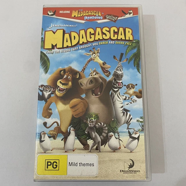 MADAGASCAR (VHS, 2005) Rare Dreamworks Animated VHS Video - Super ...
