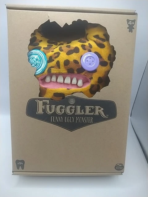 FUGGLER FUNNY UGLY Monster Leopard Print Indecisive Monster Soft Toy ...
