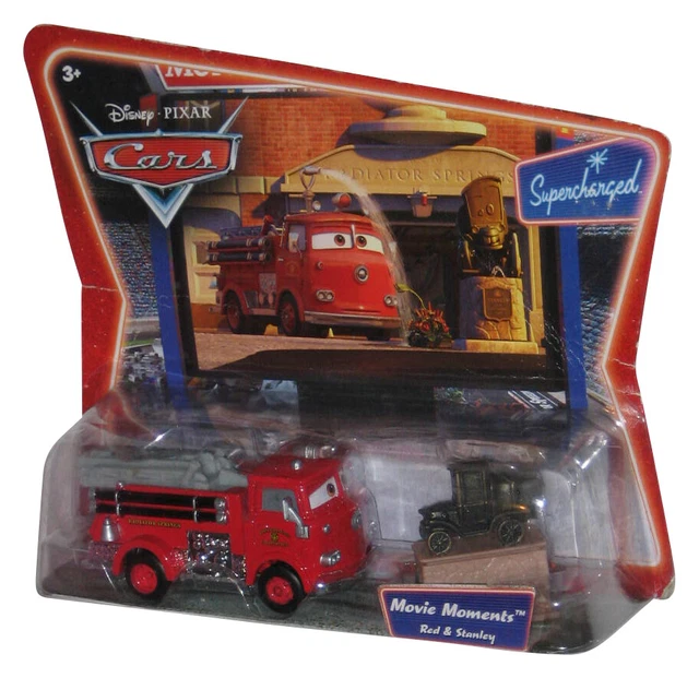 DISNEY PIXAR CARS Movie Moments Red & Stanley Supercharged Car Set ...