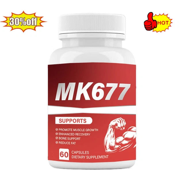 MK677 MAN SUPPORTS Promote Muscle Bone Support 60capsules Dietary ...