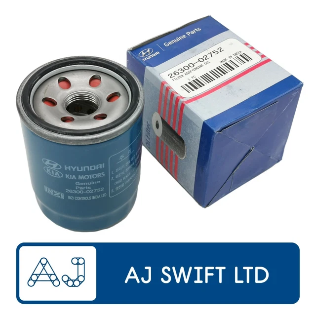 GENUINE HYUNDAI OIL Filter for Hyundai i10 & i20 Petrol 1.0 1.1 & 1.2 ...