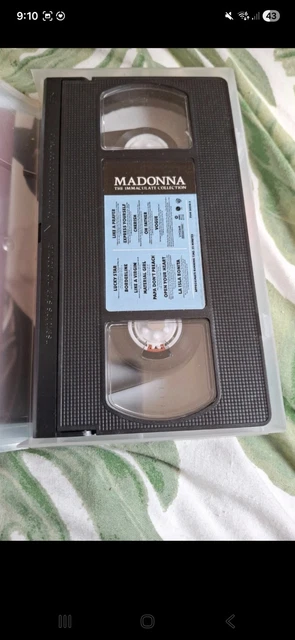 MADONNA THE IMMACULATE Collection VHS 12 Tracks 1990 PAL & Gloria ...