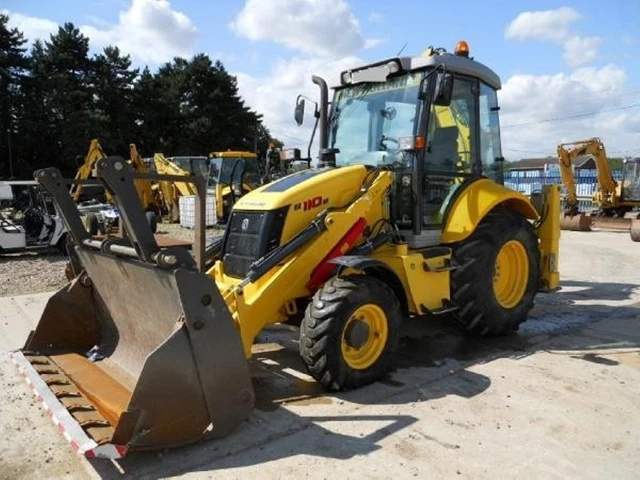 NEW HOLLAND B110 & B115 Backhoe Loader Workshop & Operators Manual £17. ...
