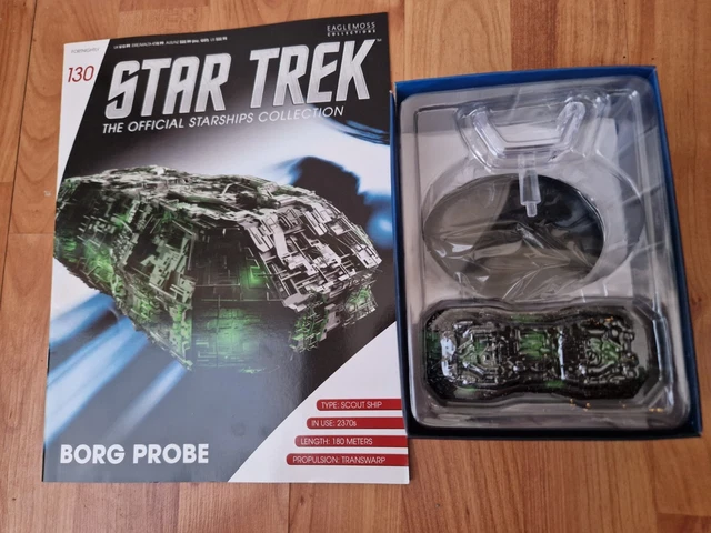 COLLECTION DE VAISSEAUX STAR TREK EAGLEMOSS #130 BORG PROBE EUR 43,56 ...
