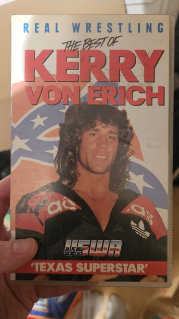 RARE USWA THE Best of Kerry Von Erich VHS WWE WWF AEW Retro Wrestling ...