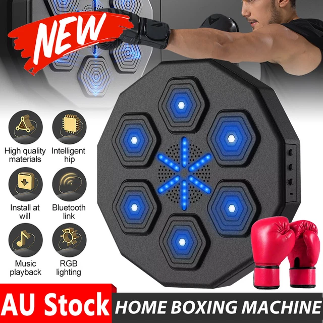 MUSIC BOXING MACHINE React Exercise Punching Combat Training Home Wall ...