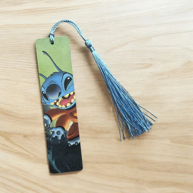 UPCYCLED DISNEY BOOK Lilo And Stitch Wooden Bookmark Book Gift £3.49 ...