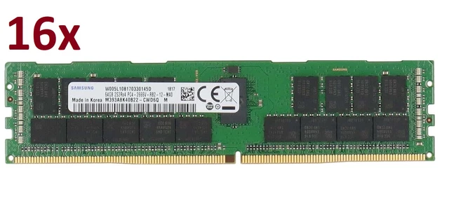 16X 64 GB 1 TB DDR4 2S2Rx4 2666 MHz ECC-REG 3DS RAM per HP ProLiant ...