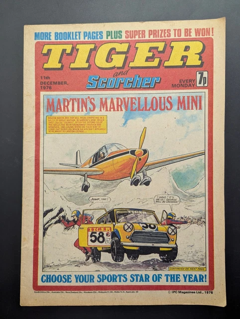 TIGER AND SCORCHER Comic 11th December 1976 £5.49 - PicClick UK