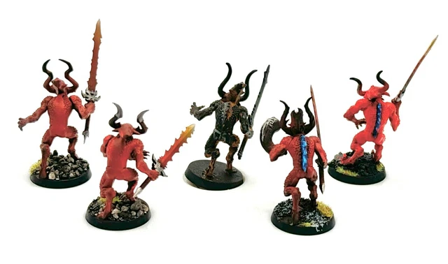 5 X BLOODLETTERS DAEMONS OF KHORNE WORLD EATERS AOS WARHAMMER 40K EUR ...