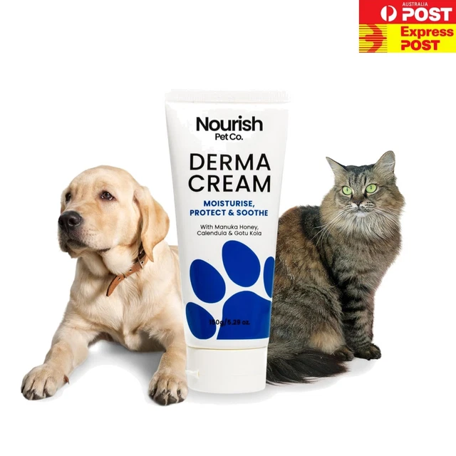 NOURISH PET CO. Derma Cream - Fast-Acting Dog Skin Irritation Treatment ...