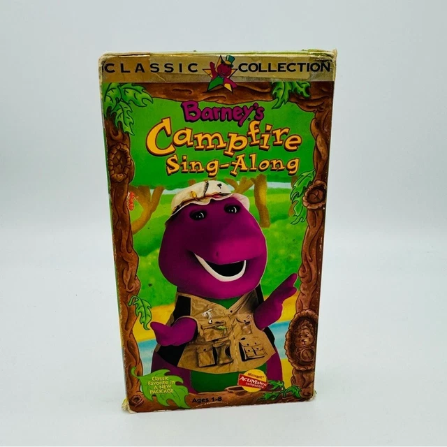 BARNEY'S CAMPFIRE SING-ALONG Classic VHS Tape Movie #98051 £23.77 ...
