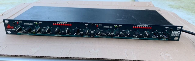 RACK MOUNT DBX 166XL Dual Channel Compressor Limiter Gate Processor ...