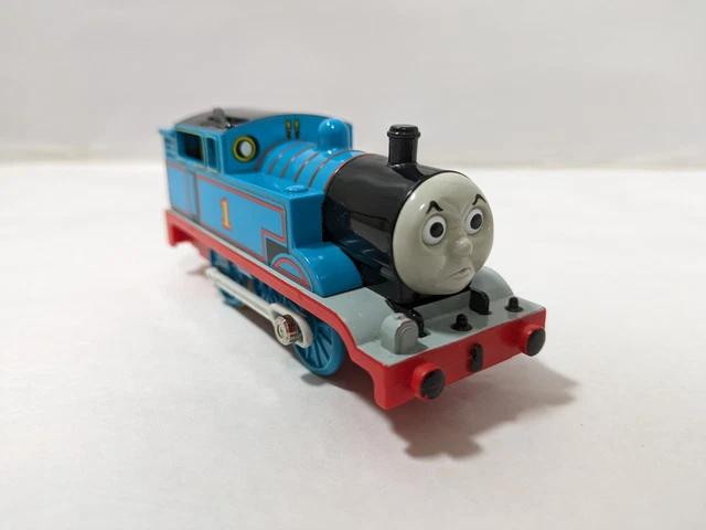 THOMAS & FRIENDS TOMY Plarail Trackmaster Thomas Angry Face 1992 Rare ...