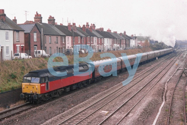 35MM RAILWAY SLIDE of Class 47 47522 @ Newbury Copyright to Buyer £4.99 ...