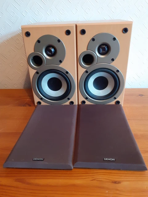 DENON MISSION SC-M50 2 Way Reflex Bookshelf HiFi Stereo Speakers 50W 6 ...