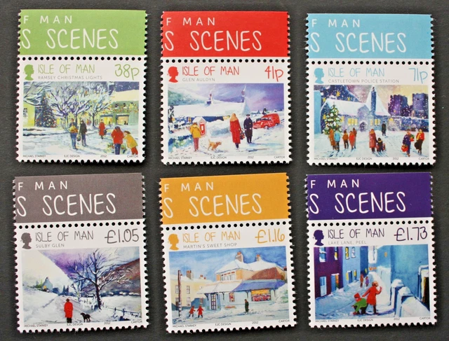 IOM CHRISTMAS SCENES Full Set Isle Of Man 2012 6V SG1782-87 UM MNH *TOP ...