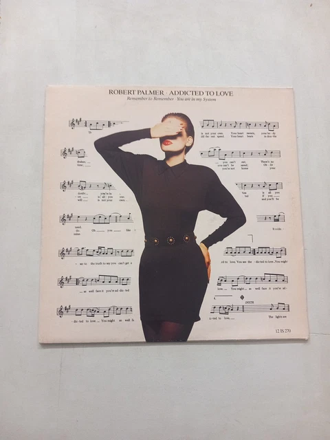 ROBERT PALMER ADDICTED To Love Vinyl 12 Inch Single 1986 Record 12 IS ...