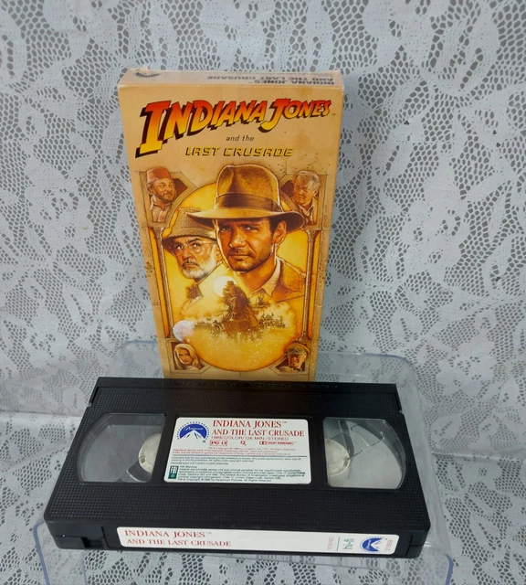 INDIANA JONES AND the Last Crusade VHS Tape Movie Paramount Harrison ...