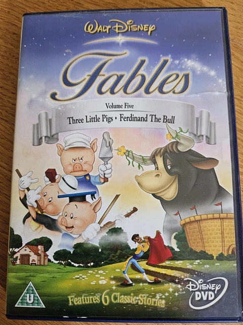 DISNEYS FABLES VOLUME 5 - Three Little Pigs / Ferdinand The Bull Dvd ...