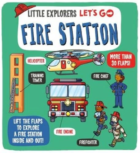 DYNAMO LTD. LITTLE Explorers: Let's Go! Fire Station (Libro de cartón ...