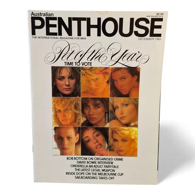 AUSTRALIAN PENTHOUSE MAGAZINE - December 1983 Pet of the Year Special ...