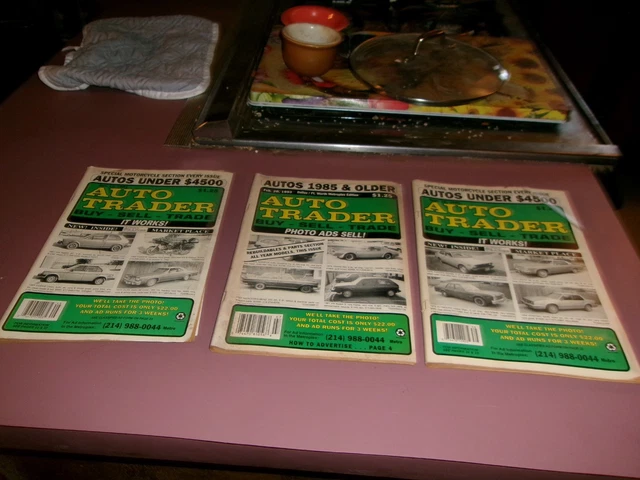 AUTO TRADER MAGAZINES Three Books Dec 14 1991 Feb 20 1993 Sept 28 1991 ...
