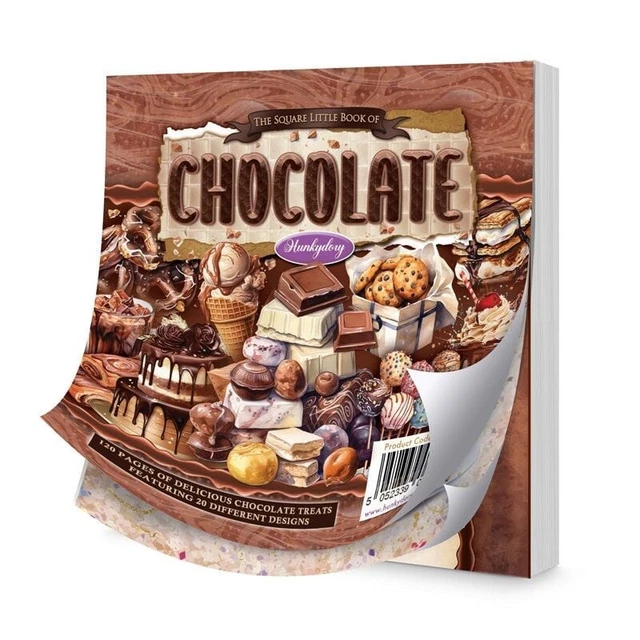 CHOCOLATE HUNKYDORY LITTLE Square Book sample pack - 20 sheets LBSQ157 ...
