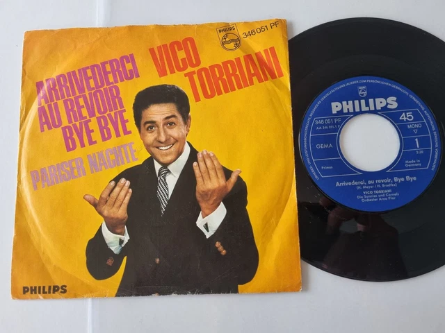 VICO TORRIANI - Arrivederci, au revoir, bye bye 7'' Vinyl Germany EUR ...