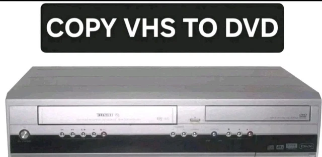 TOSHIBA DVR16STB VHS DVD Recorder Copy VHS to DVD with New Remote & Set ...
