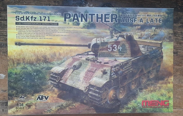 MENG PANTHER AUSF.A Late Sd.Kfz.171 1/35 Scale No: TS-035 £24.00 ...