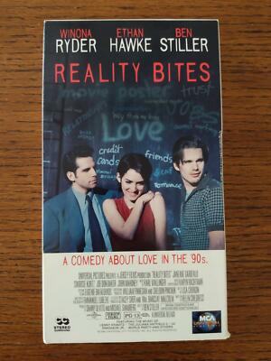 REALITY BITES VHS 1994 Classic 90s Winona Ryder, Ethan Hawke, Ben ...