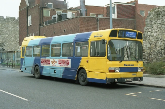 SOLENT BLUE LINE 407 NEL123P Leyland National Mk1 Bus Photo - ex Hants ...