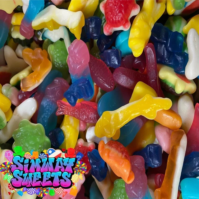 OCEAN THEMED MIX Sweets 1kg Blue Candy Buffet Party £14.48 - PicClick UK