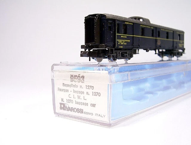 RIVAROSSI 9593 VINTAGE Ciwl Carrozza 1270 Bagagliaio Orient Express Box ...