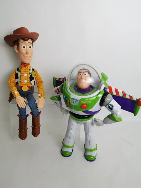 TOY STORY THINKWAY Playtime Sherrif Woody With Hat Detection & Buzz ...