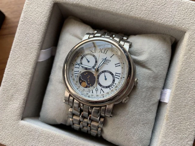 CITIZEN AP1011-58A CAL.8651 Boîte Eco-Drive Solaire Montre Hommes ...