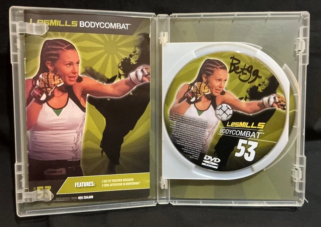LES MILLS BODY COMBAT 53 DVD and CD and CHOREOGRAPHY NOTES £21.50 ...