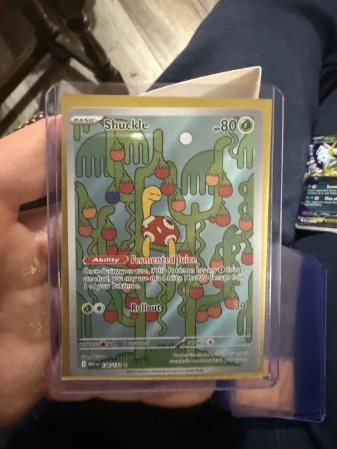 POKEMON TCG MEGA Evolution Shuckle 136/132 Illustration Rare Near Mint ...