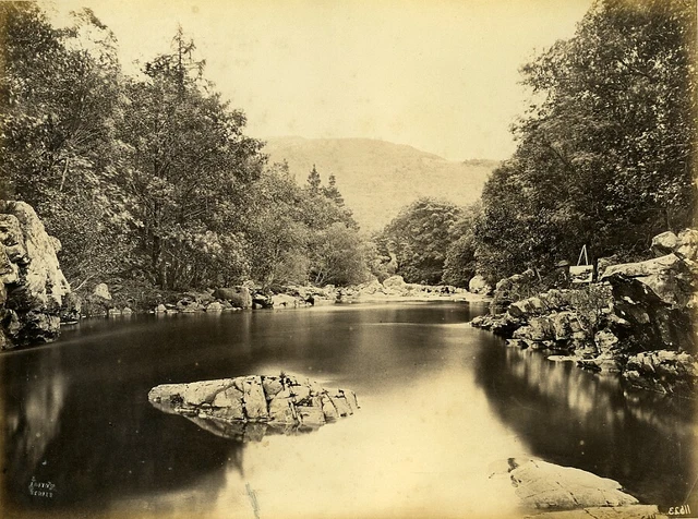 WALES PAINTER GHOST on River side Old Photo Frith circa 1870 EUR 42,00 ...