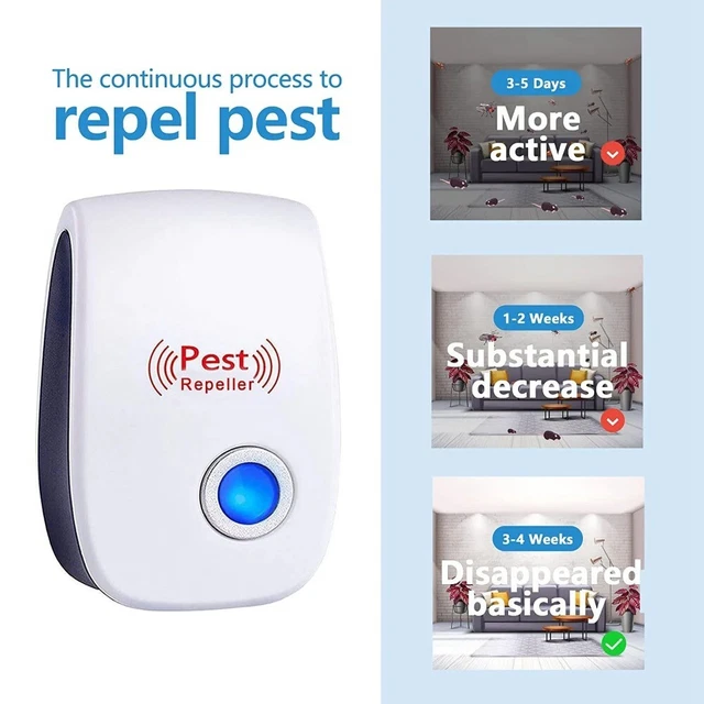 POWER SAVER ULTRASONIC Repeller High Power Fly Trap Deworming Device ...