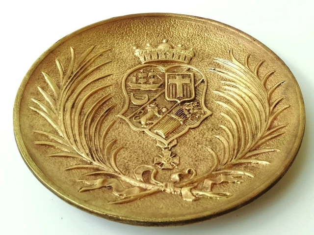 ART ET MEDAILLE Alger. Max le Verrier. Armoiries d'Alger en Bronze EUR ...