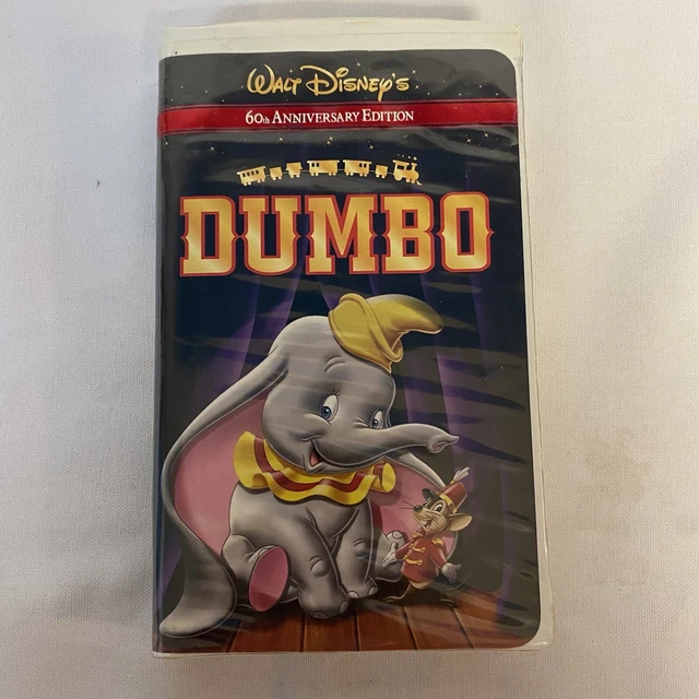 RARE DUMBO (VHS, 2001, Clamshell) Walt Disney, 60th Anniversary Edition ...