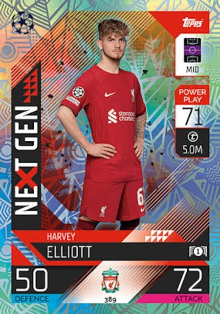 MATCH ATTAX 2022/23 22/23 Harvey Elliott Next Gen Card No 389 EUR 1,70 ...
