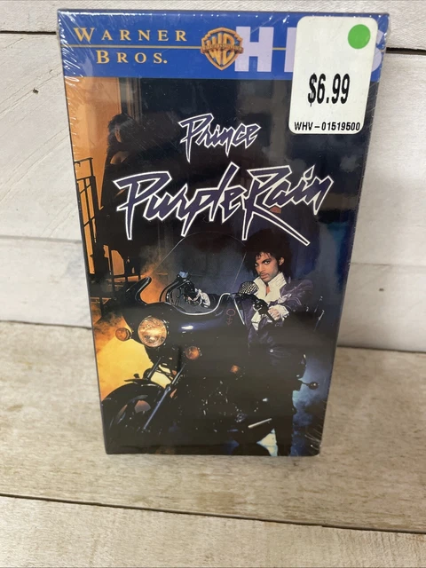 PRINCE PURPLE RAIN Watermark Studio Stamp VHS Brand New Factory Sealed ...