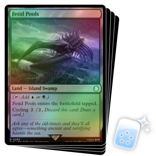 FOIL FETID POOLS X4 Universes Beyond : Fallout Magic MTG CARTE COMME NEUF EUR 2,20 - PicClick FR