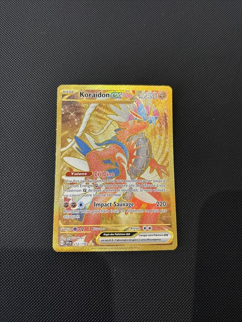 CARTE POKÉMON - Koraidon EX FA GOLD 254/198 - SVI Écarlate Et Violet ...