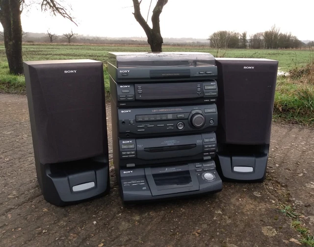 SONY LBT-XB50 HIFI System With Turntable, Remote Control, Speakers And ...