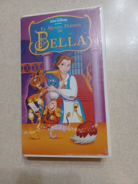 DISNEY SPANISH VHS Tape Belle's Magical World El Mundo Magico De Bella ...