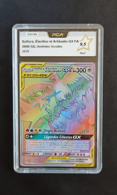 Carte Pokémon Sulfura Electhor Et Artikodin Gx Secrète 69 68 Fr